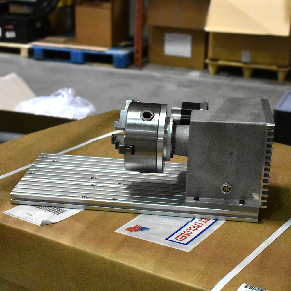 Pre-Owned 5" Rotary Indexing Device with manual chuck DP4500/DMC25 ...